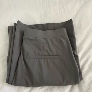 HALARA | Pants & Jumpsuits | Halara High Waisted Straight Leg Grey Work ...